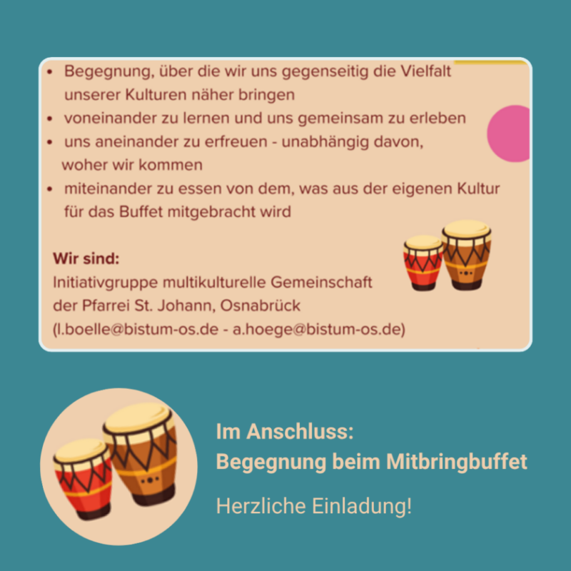 Internationaler Gottesdienst mit Pfarrer Coffi – St. Elisabeth Osnabrück